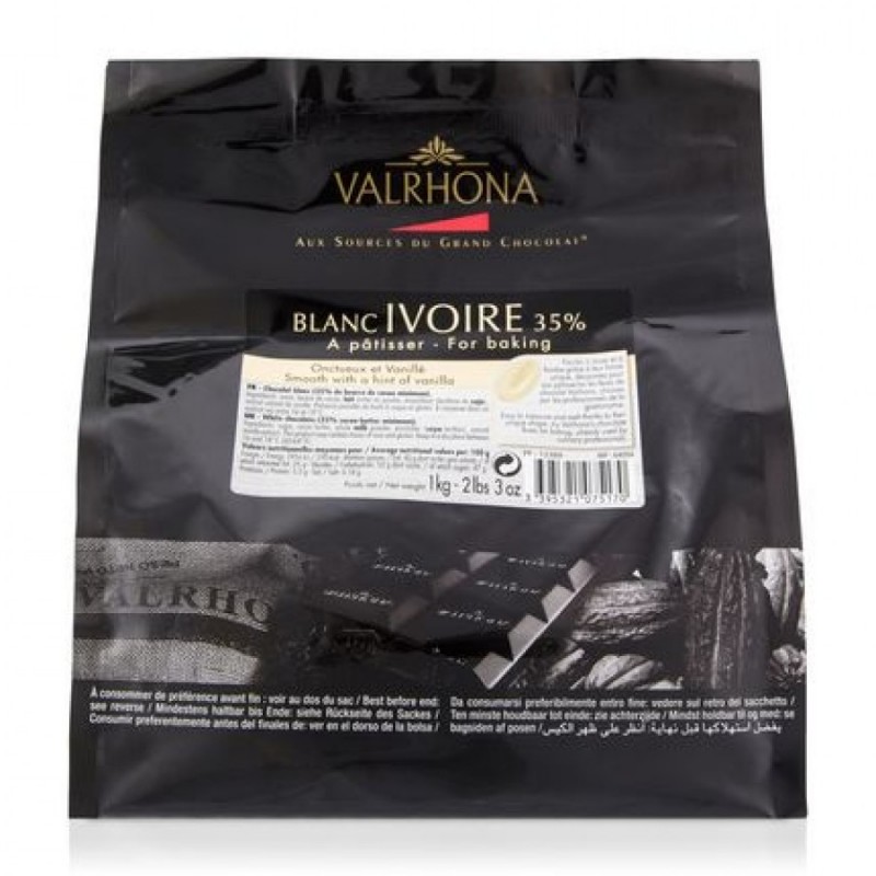 Chocolat Valrhona Ivoire 35%